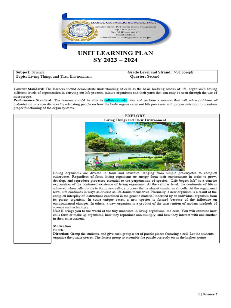 Science 7 Q2 Ulp | PDF