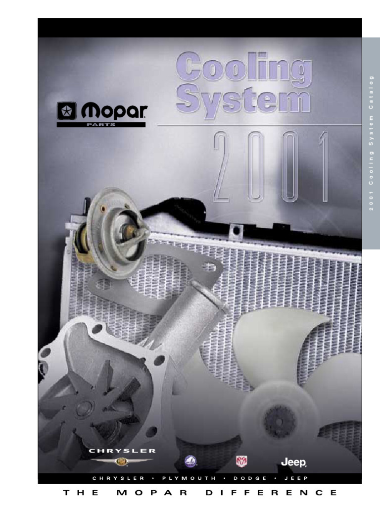 2001 Mopar Cooling System Catalog | PDF