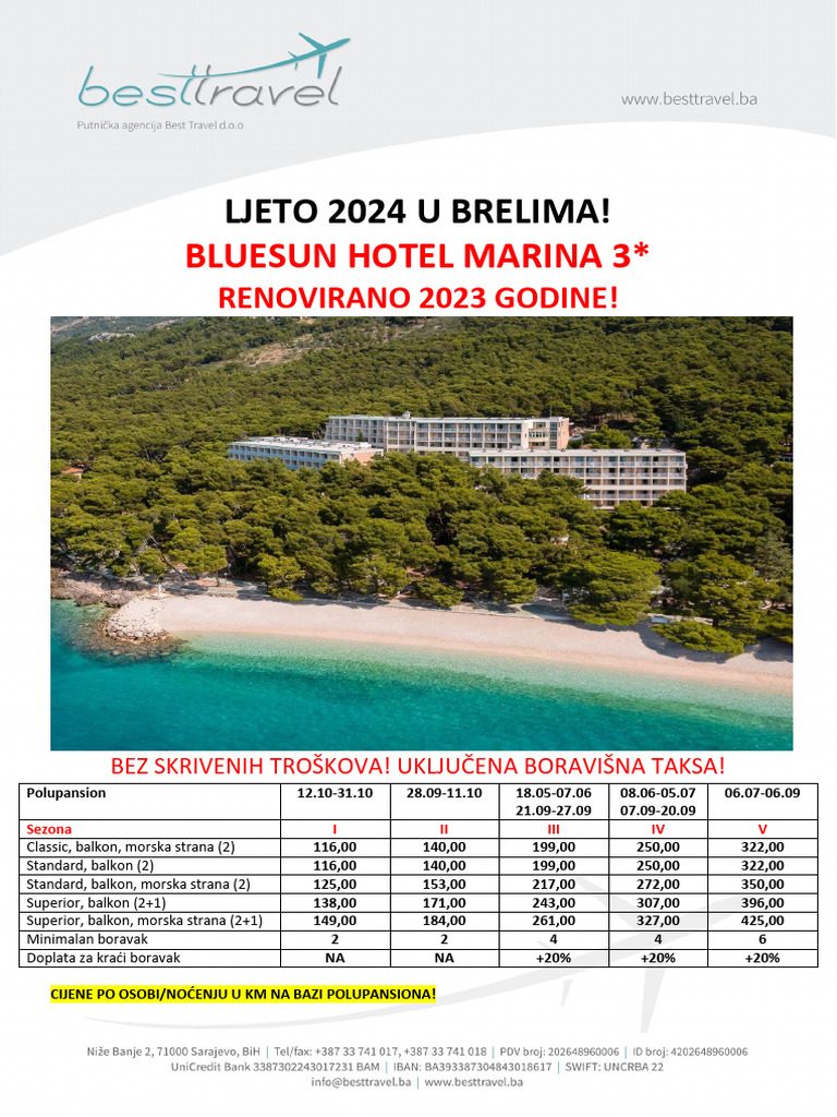 Bluesun Marina Brela 2024 | PDF Bluesun Marina Brela 2024 | PDF