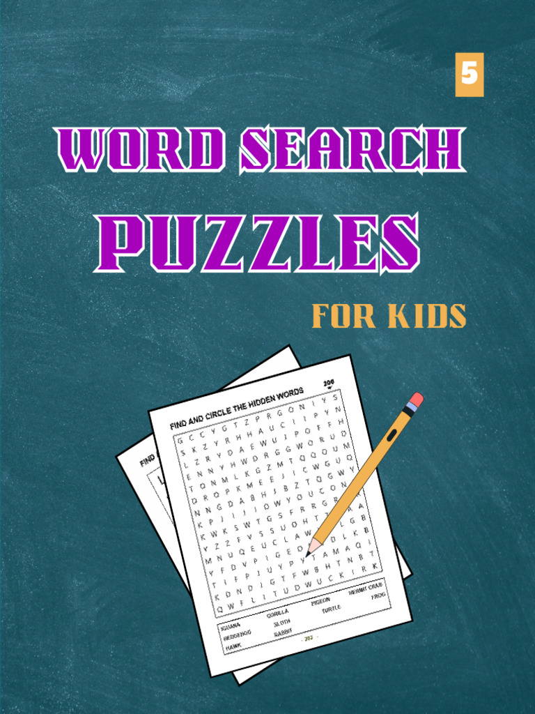 Word Search Puzzles For Kids, Vol5 - Word Search Animals | PDF
