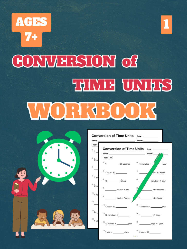 Time Unit Conversion Workbook | PDF