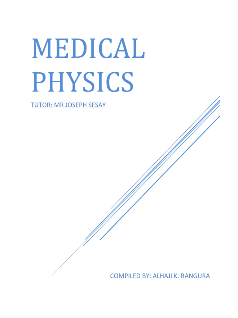 Medical Physics Oo1 | PDF