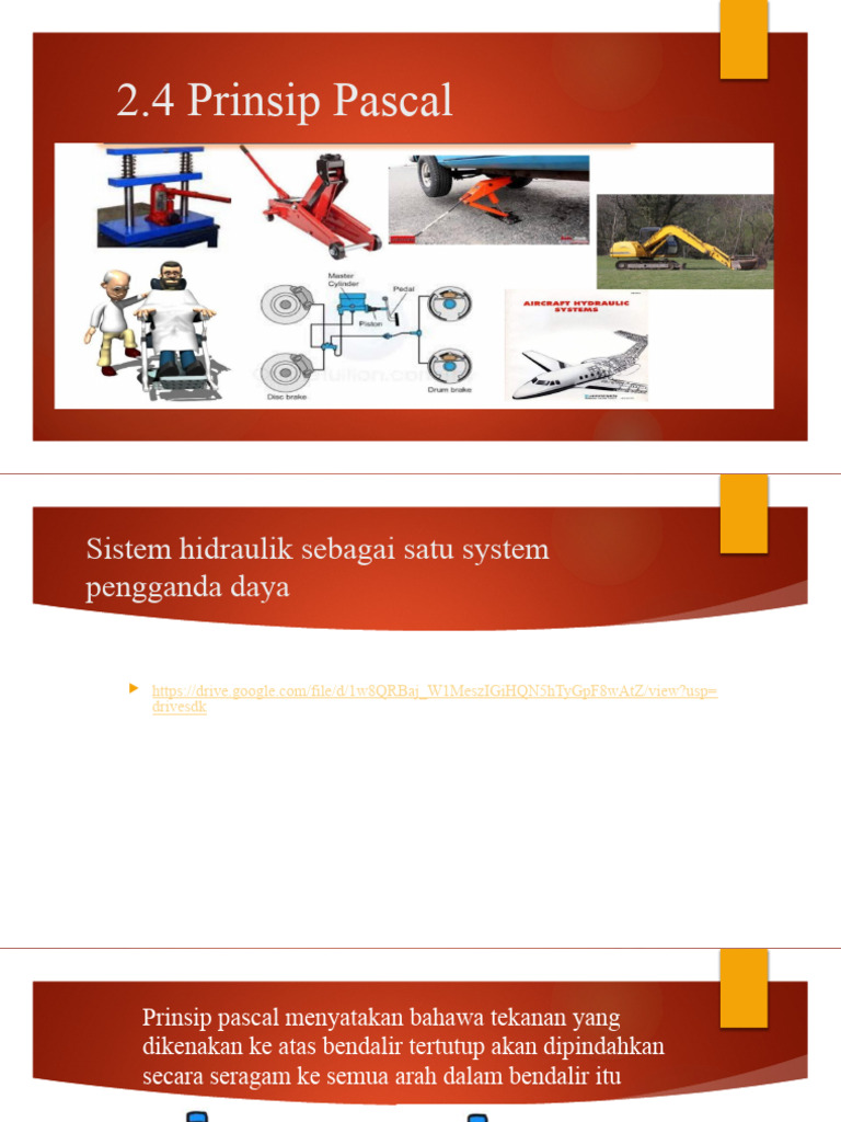 Prinsip Pascal dalam Sistem Hidraulik | PDF
