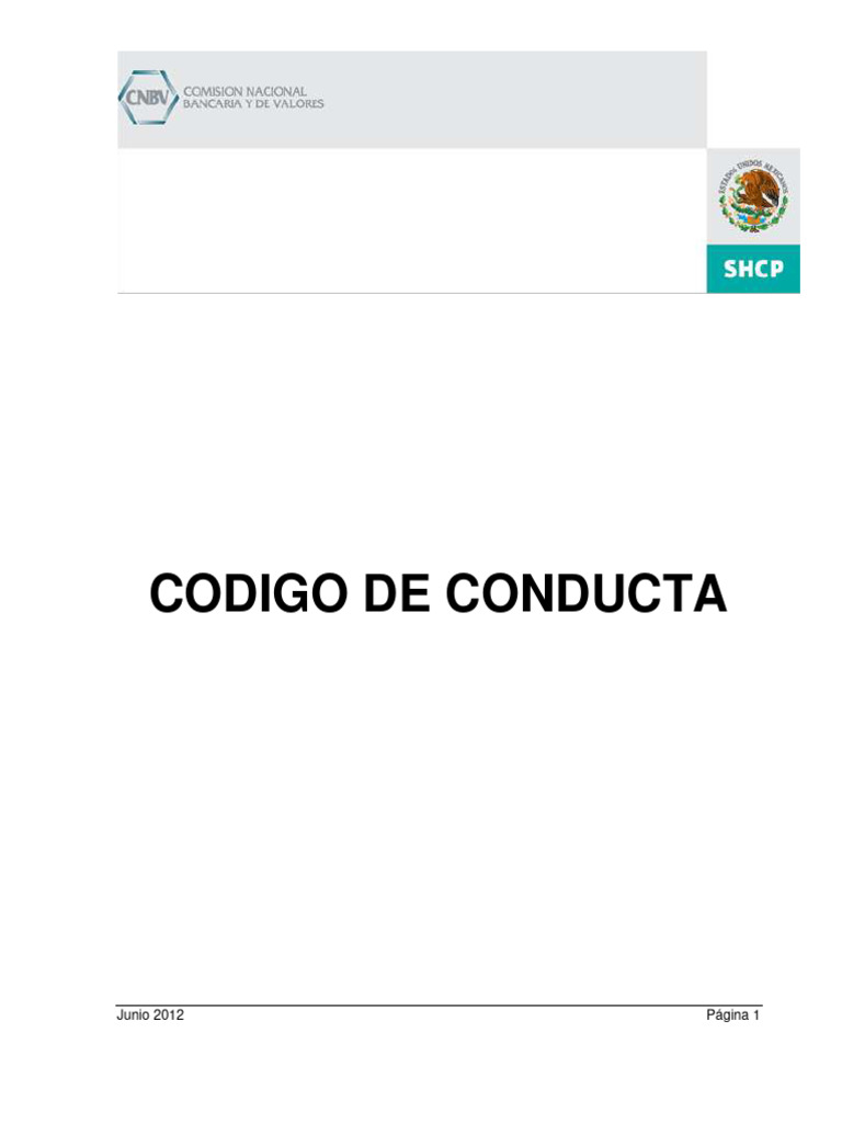 Codigo Conducta | PDF | Derecho