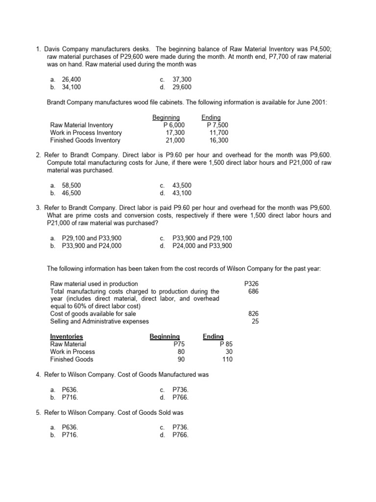 Joc And Statement Of Cogm And Cogs 1 Pdf