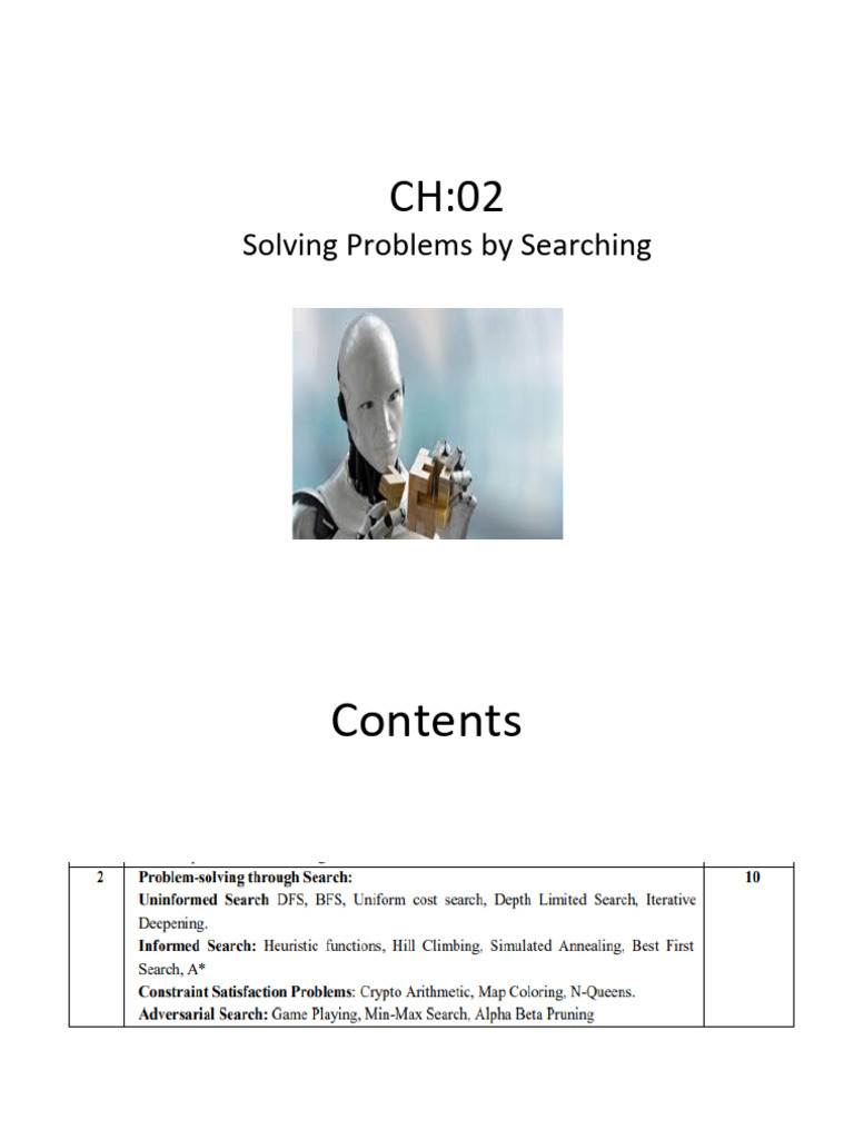 Ch02 Problem Solving Through Search1-2 | PDF