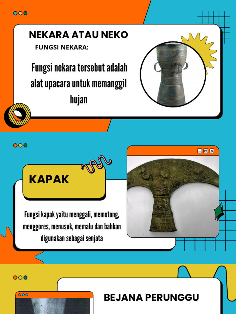 Fungsi Artefak Zaman Logam | PDF