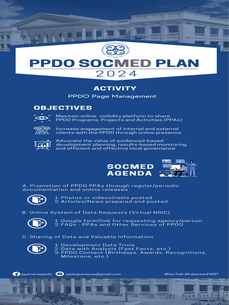 PPDO-Guimaras Office Page Plan 2024 | PDF | Business