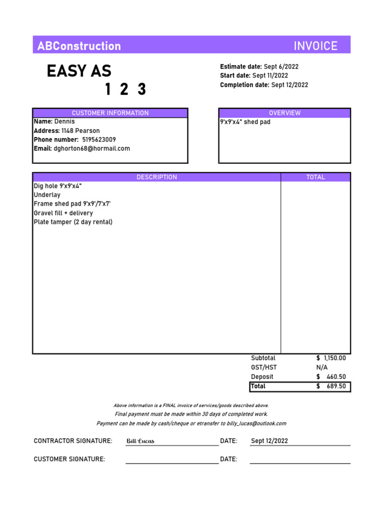 1148 Pearson Invoice | PDF