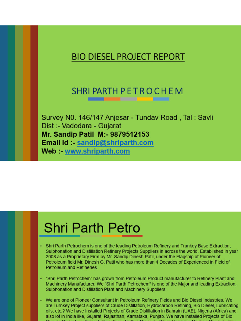 Bio Diesel Project Report.............. | PDF