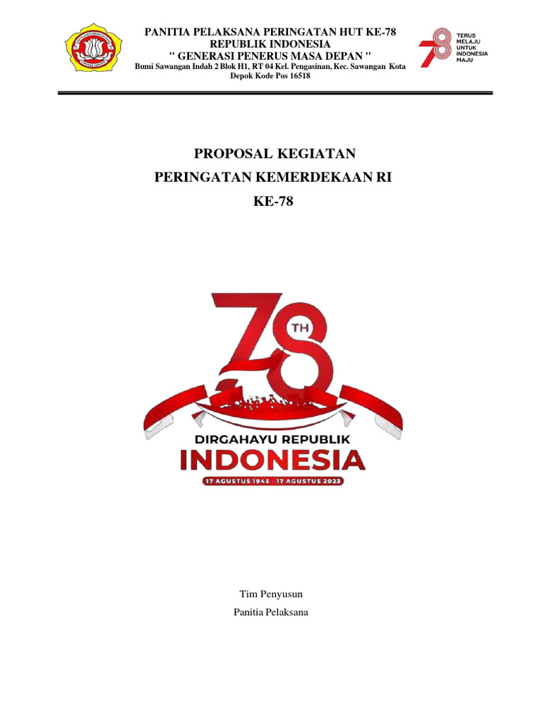 Proposal Kegiatan 17 Agustus Tahun 2023 | PDF