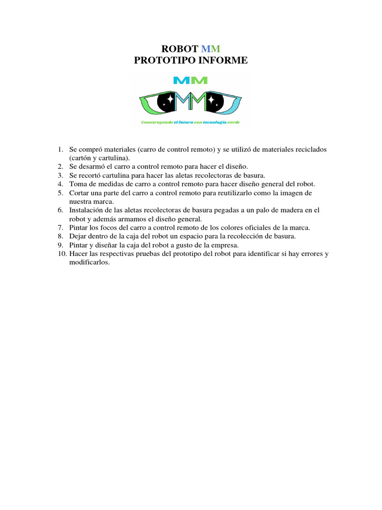 Informe de Robot | PDF