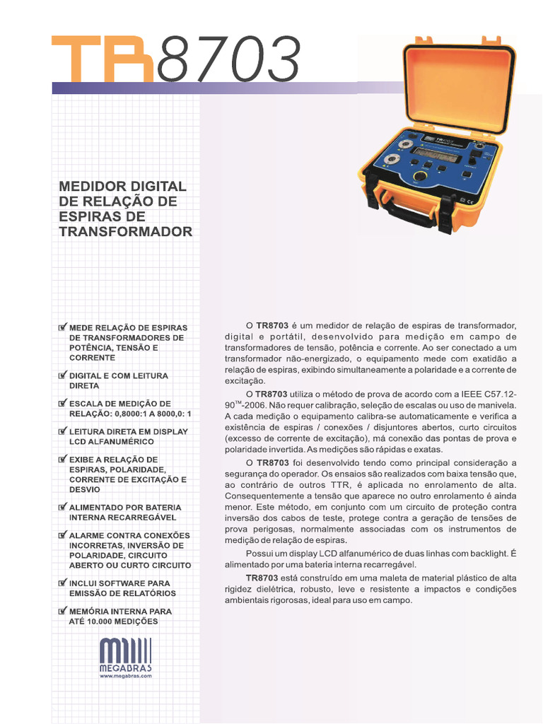 TR 8703 Megabras | PDF