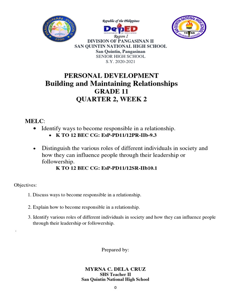 SLM-2nd-QTR-WEEK-2 - PD pr1 | PDF