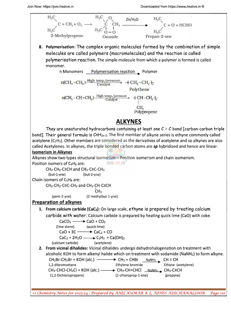 Alkynes | PDF