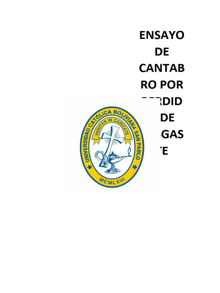 Cantabro de Perdida Por Desgaste 2 | PDF