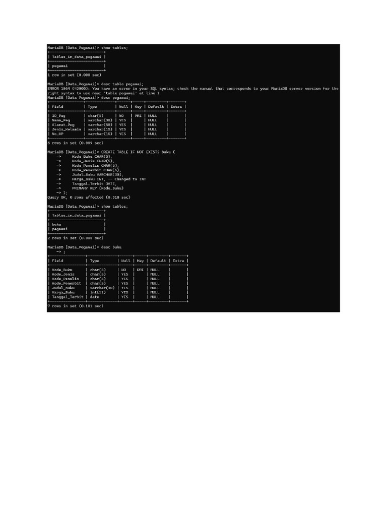 Bahan Modul 3 Basis Data | PDF