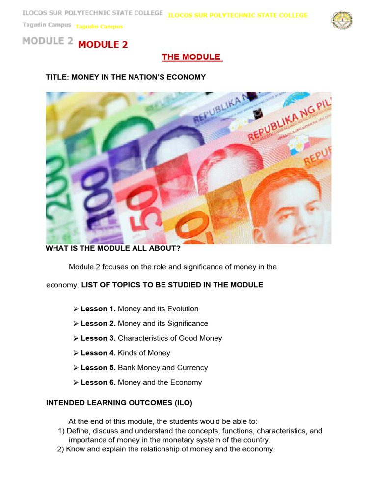 Mpcb Module 2 Download Free Pdf Money Medium Of Exchange