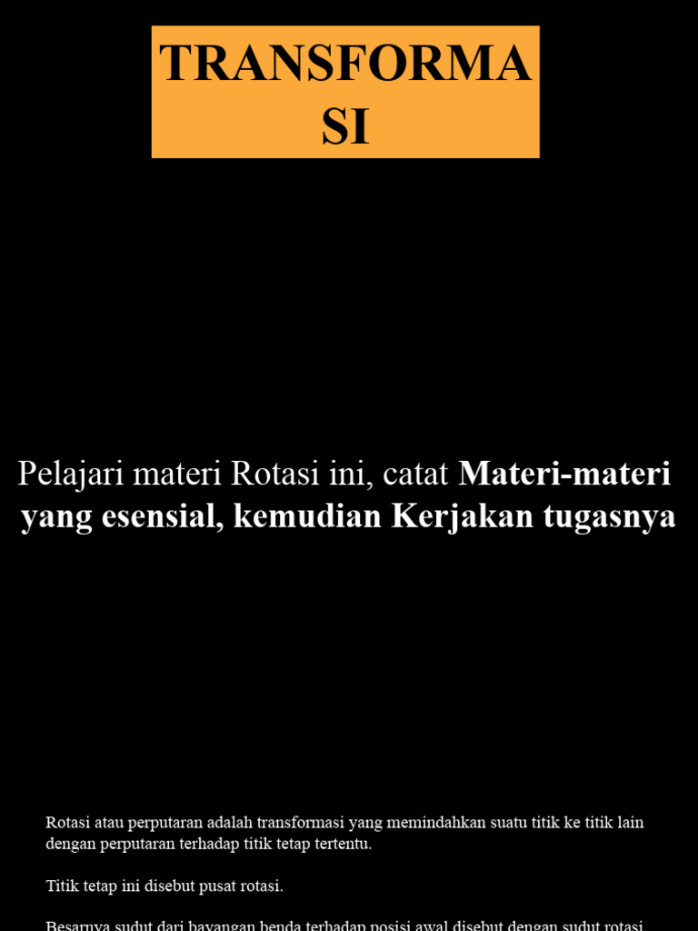 Rotasi | PDF