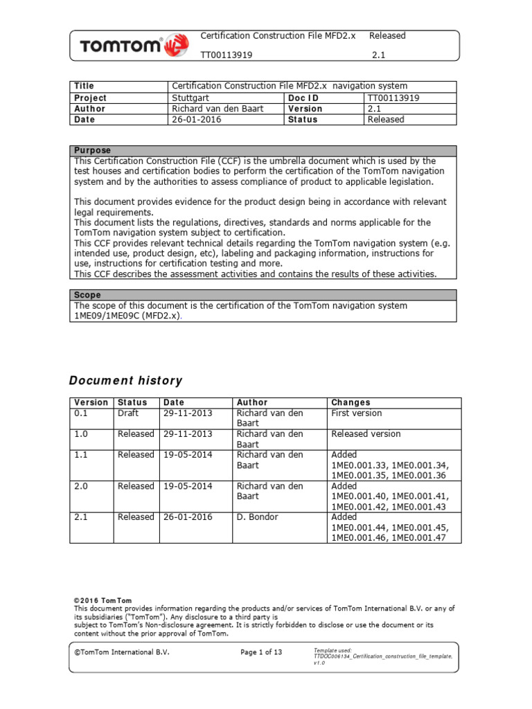Manual_1ME09_rev1 TOMTOM | PDF