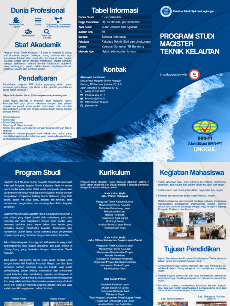 Brosur Magister KL ITB 2022 | PDF