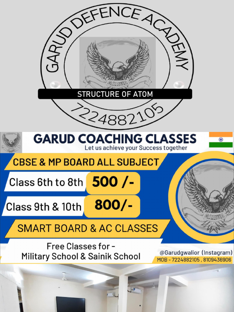 Class 9th structure of atom | PDF