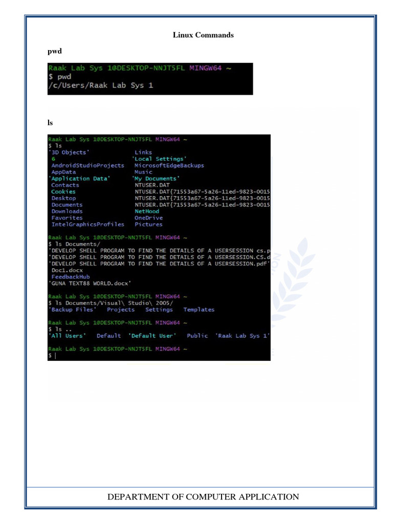 OS Programs BCA | PDF