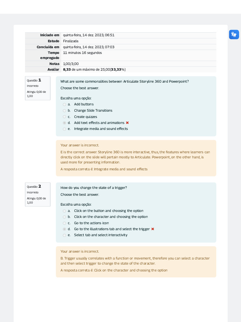 Learning Assessment Exercise - Module 4 - Revisão Da Tentativa | PDF