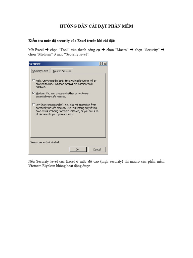 Huong Dan Cai Dat | PDF