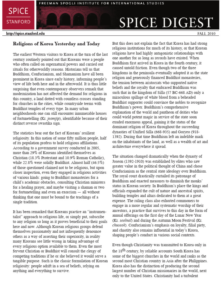 Korean Religions | PDF