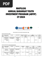 Comprehensive-Barangay-Youth-Development-Plan-CBYDP 2024-2026 | PDF | Sustainability