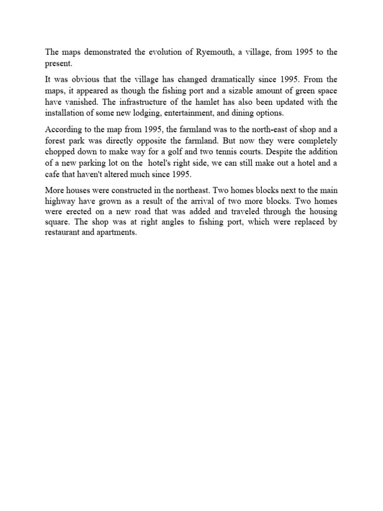 Ryemouth Development: 1995 to Present | PDF