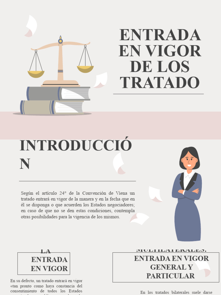 Entrada en Vigor de Los Tratado | PDF