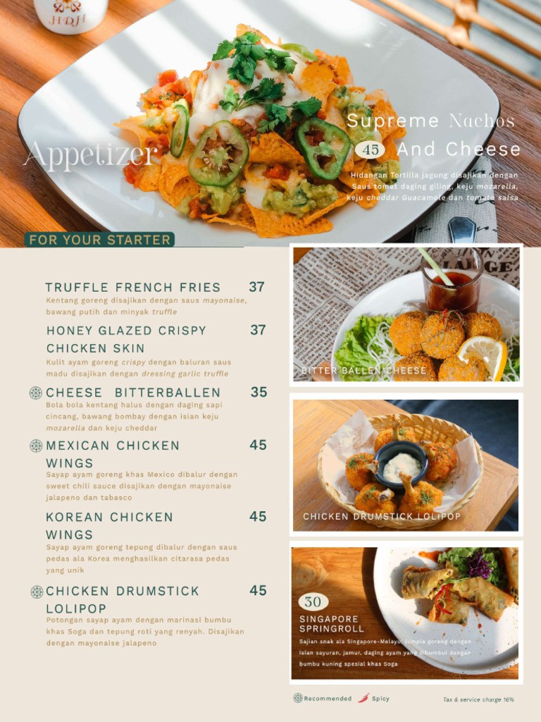 1 Food Menu | PDF