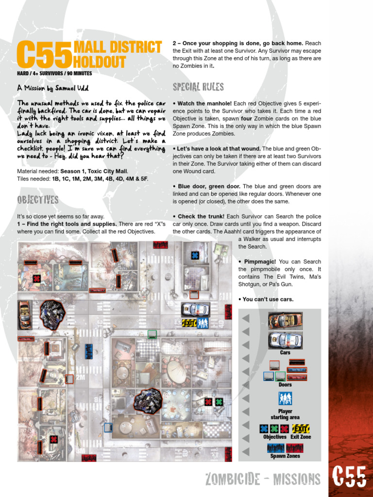 Mission - C55 Zombicide | PDF