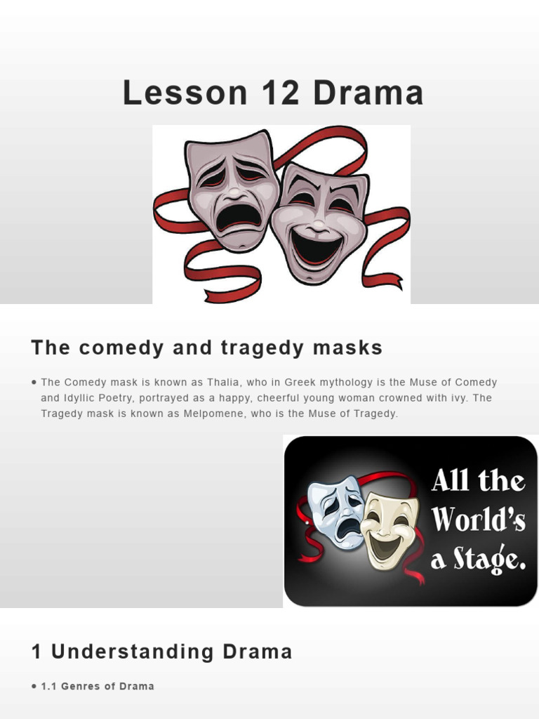 Lesson 12 Drama | PDF | A Midsummer Night's Dream | Tragedy