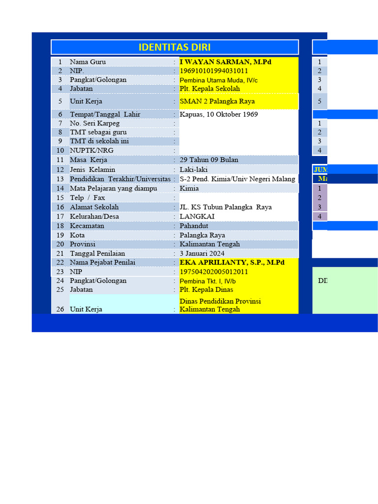 16KS Update Final Aplikasi SKP Kepala Sekolah Tahun 2023 Oleh I Wayan Sarman Siap Print Out A4 ...