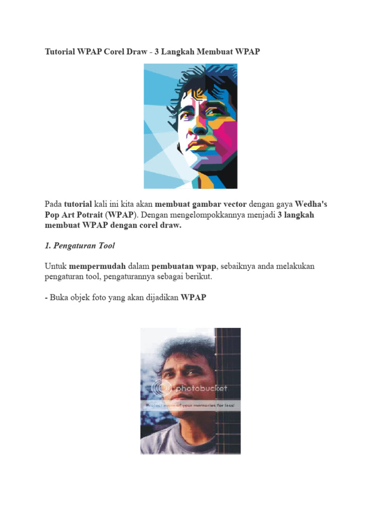 Tutorial WPAP Corel Draw | PDF