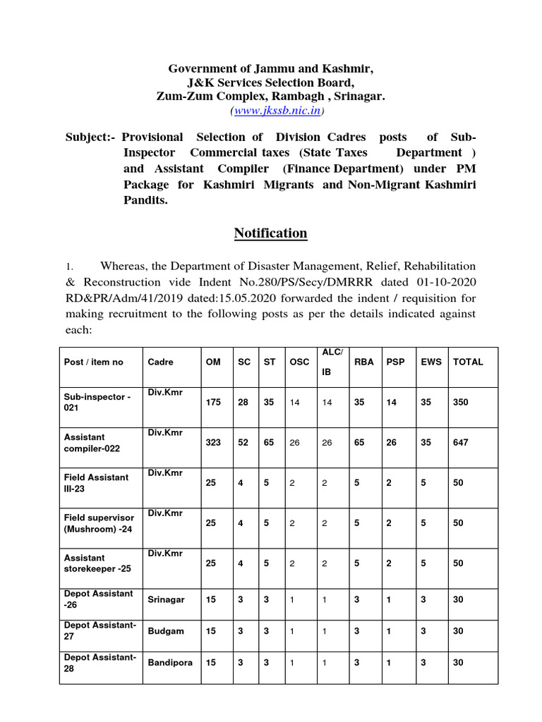 Notifications Final | PDF