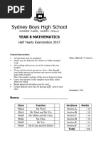 2024 Year 9 Half Yearly Notification-1 | PDF
