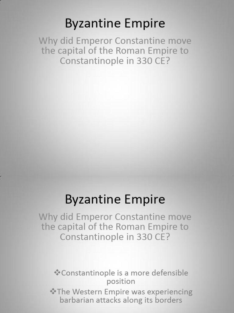 Byzantine Empire Quiz Review | PDF