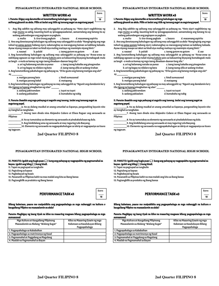 Written Work #3 Written Work #3 | PDF