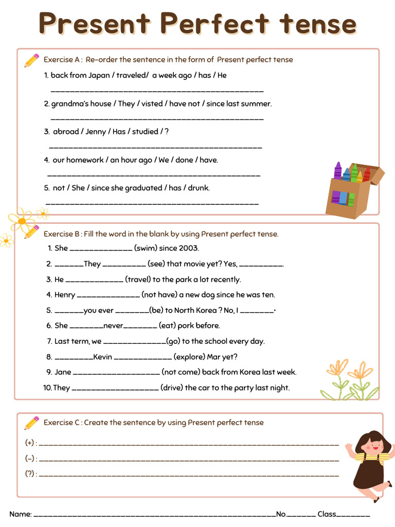 Present Perfect Tense | PDF