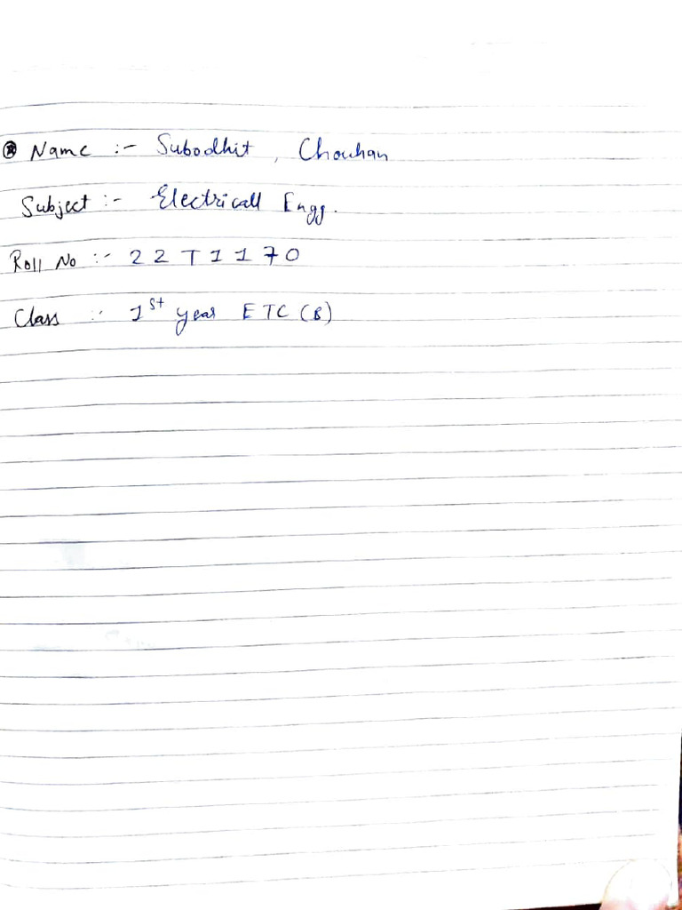 Electrical Engineering 2 | PDF