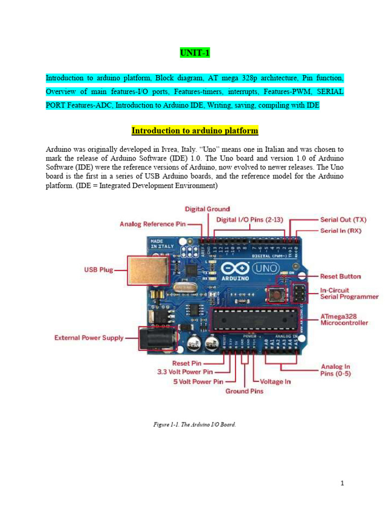Unit-1 Embedded | PDF