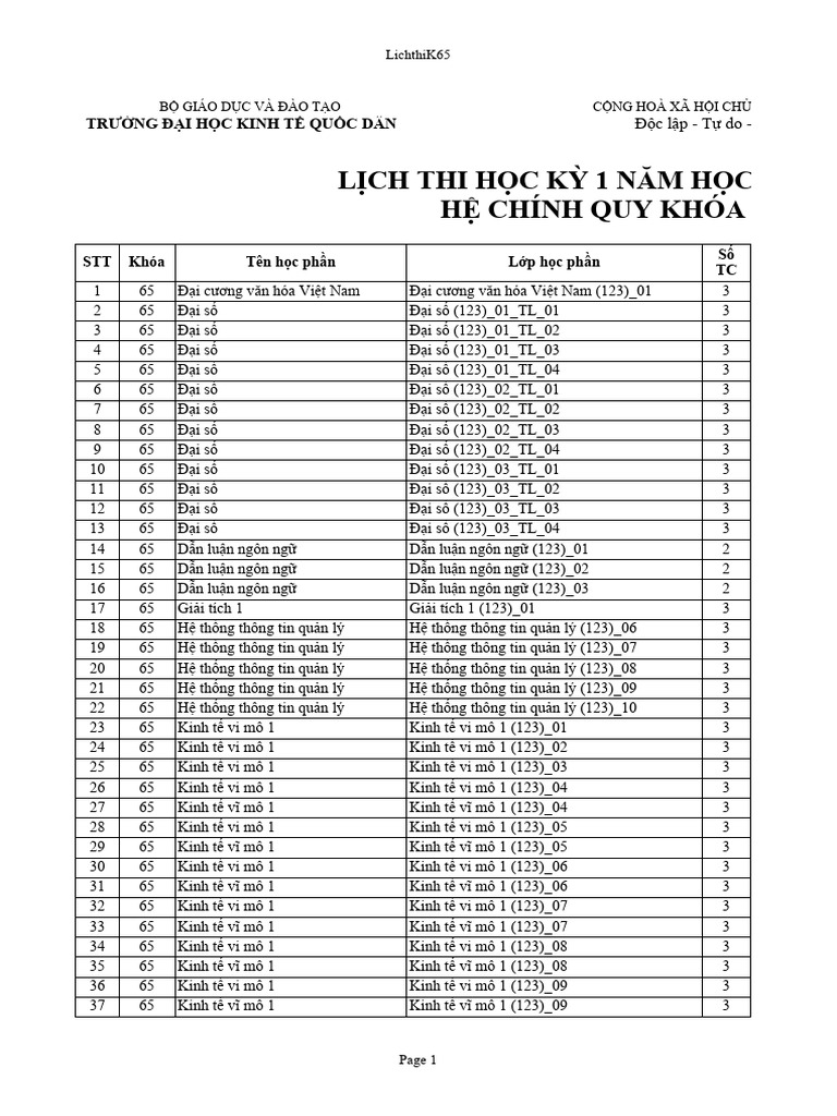 Lichthi HK1 2023 2024 K65 02 01 2024 Print | PDF