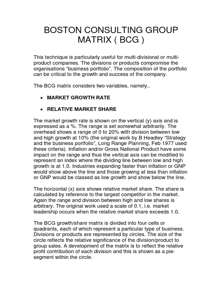 BCG Notes Activity 240105 185911 | PDF