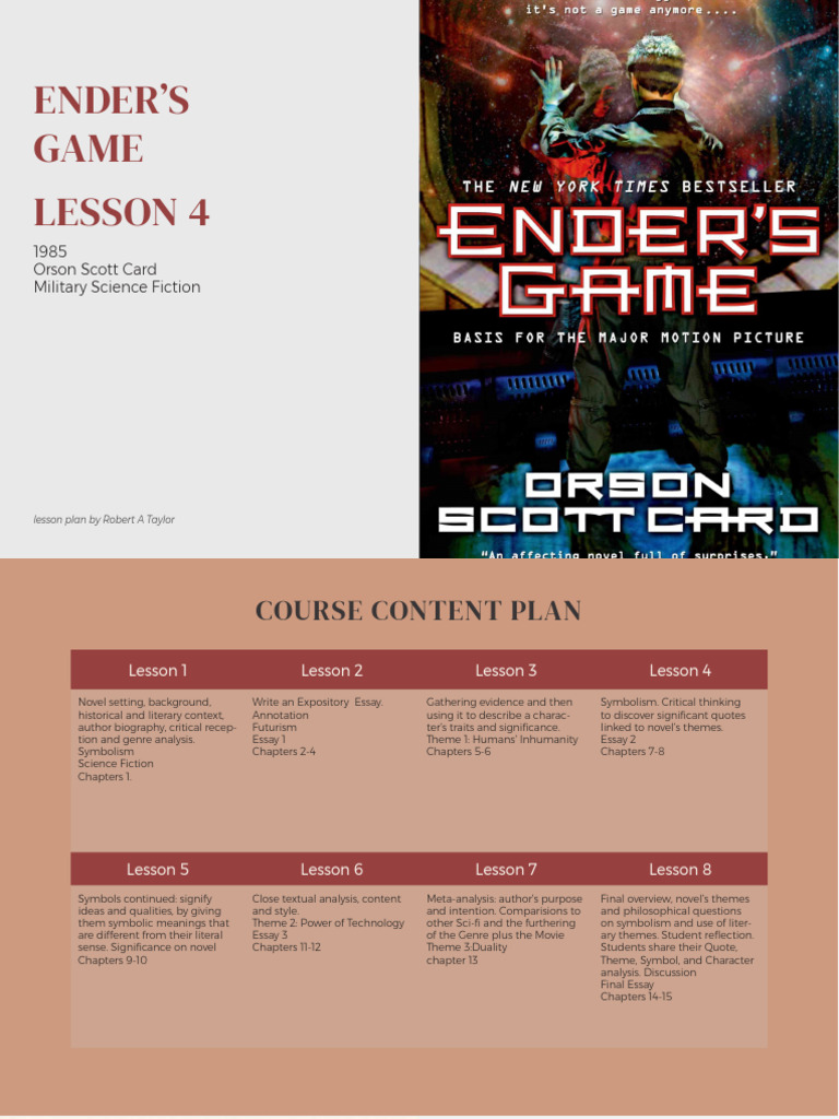Ender's Game L4 Robert | PDF