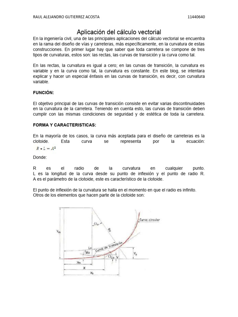 Aplicación Del Cálculo Vectorial | PDF | Métodos y materiales de ...