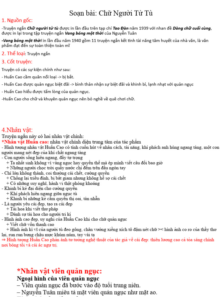 Tu Bao 10 Hoa Soan Bai Chu Nguoi Tu Tu | PDF